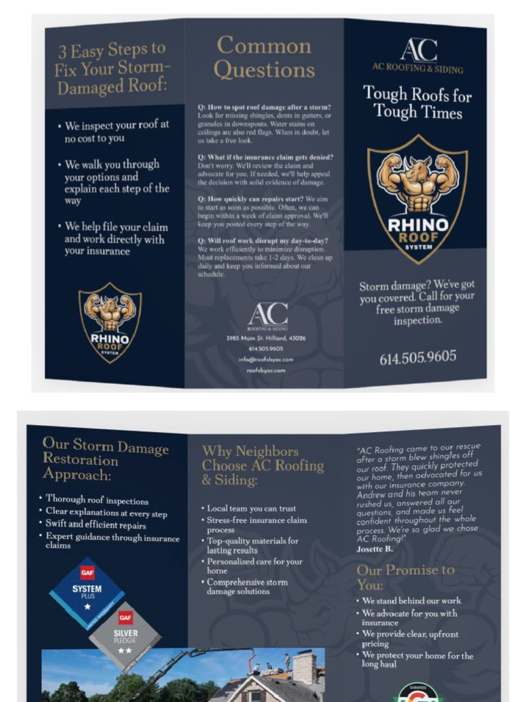 Storm Damage Brochure | PDF
