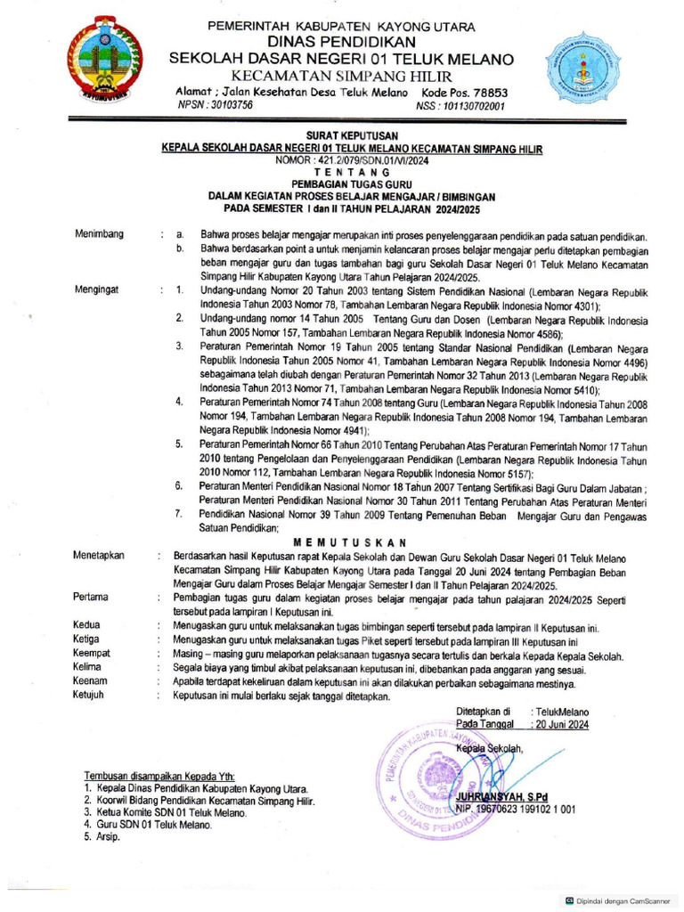 SK PT 2024-2025 | PDF