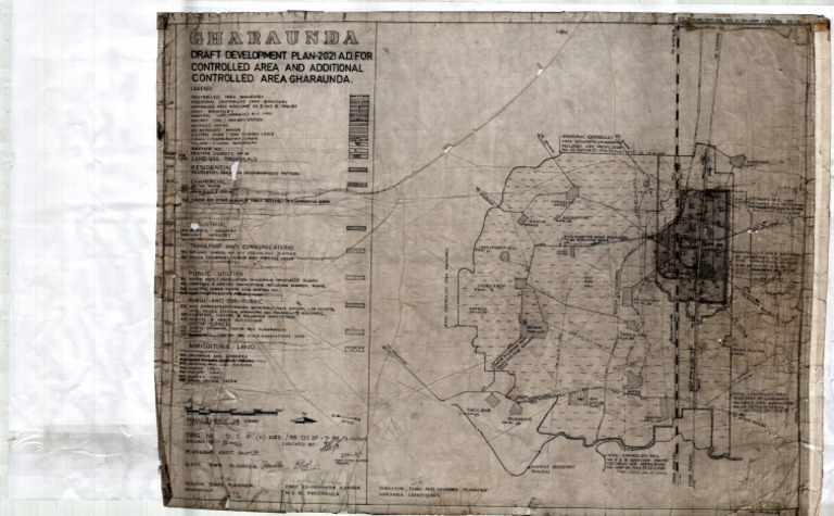 DDP Gharaunda map | PDF