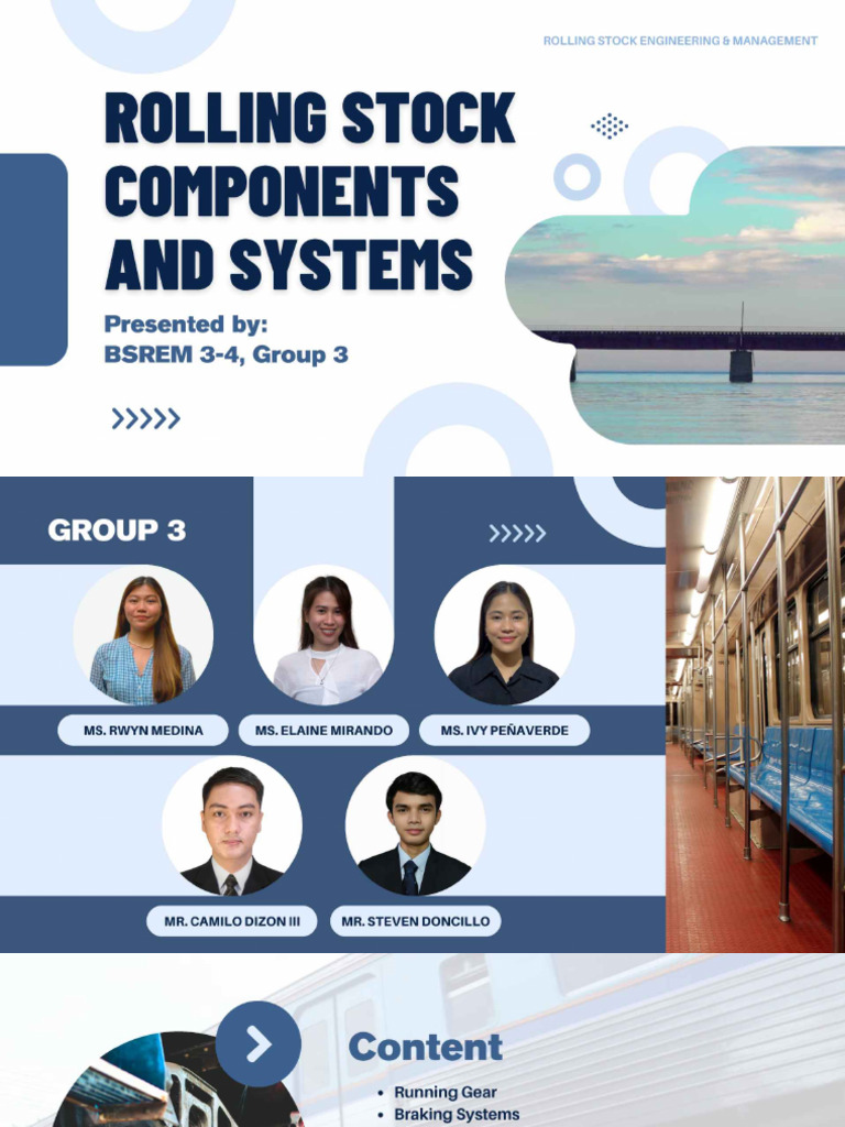 TOPIC 3 Rolling Stock Components and Systems | PDF