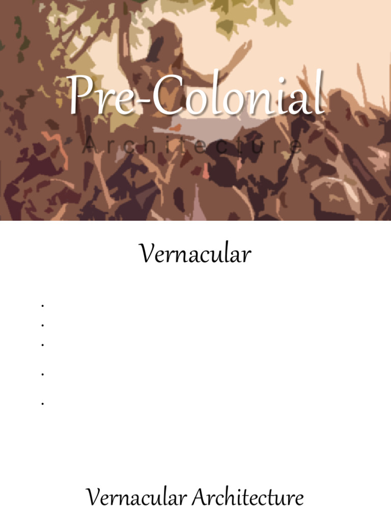 Week 03 Pre Colonial Architecture (4) | PDF