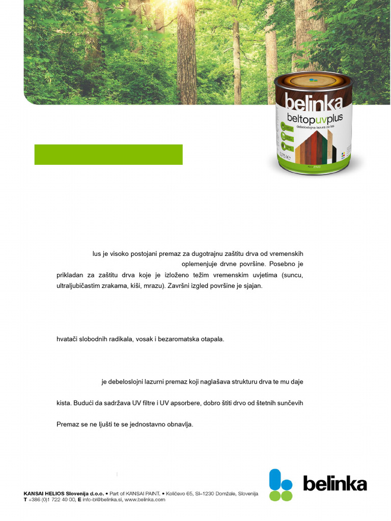 T Beltop Uv Plus Novi 1HR | PDF