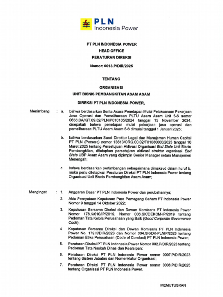 Perdir 0013P Dir 2025 | PDF