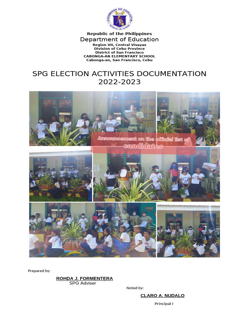 SPG Documentation of Election Processes | PDF | Governance | Government ...