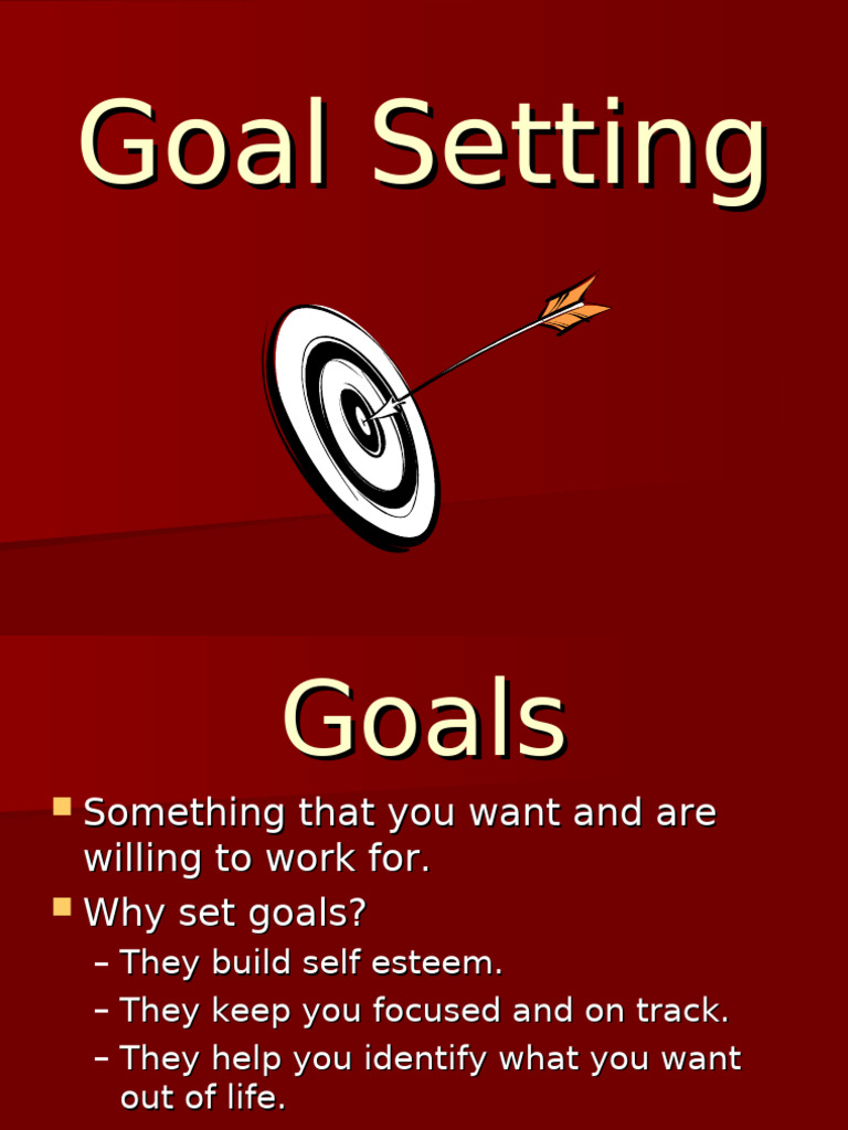 Effective Goal Setting Strategies | PDF