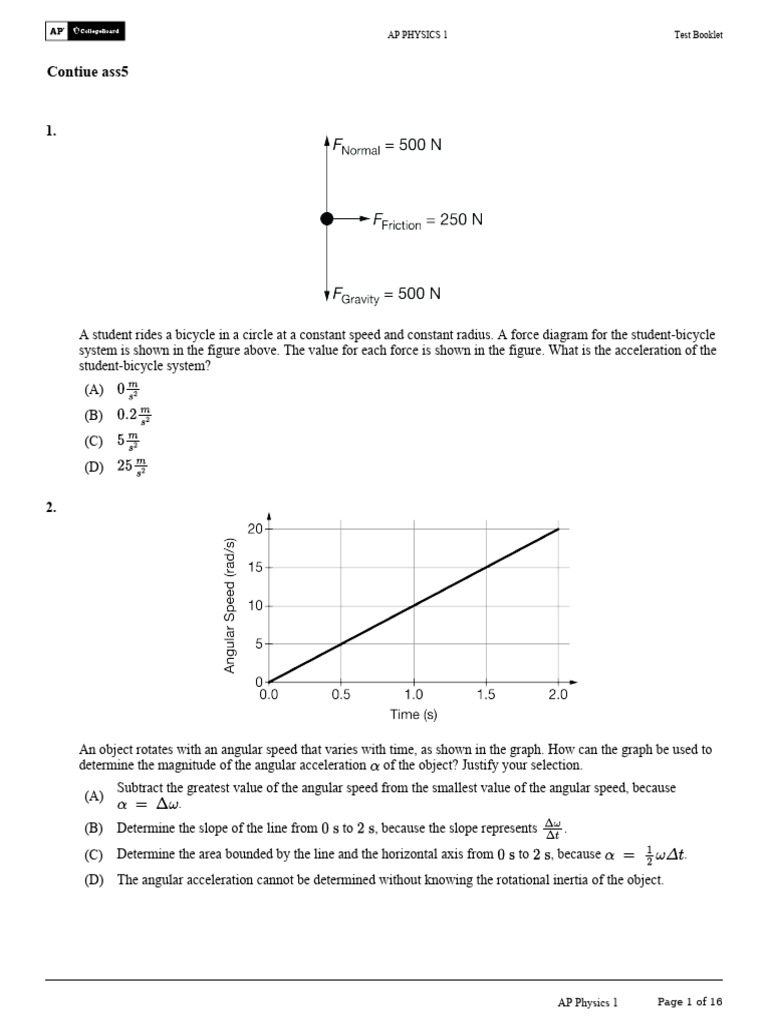TB Contiueass5 67e264095c55f7.67e2640c165848.25109306 | PDF | Force | Acceleration