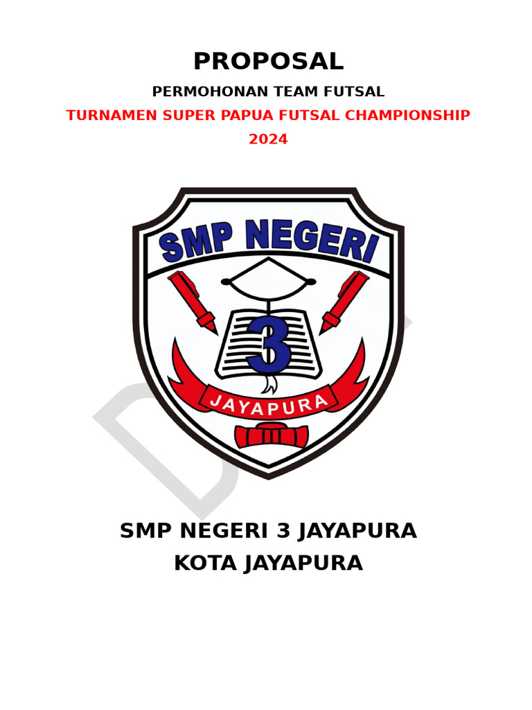 Proposal Futsal 2025 | PDF