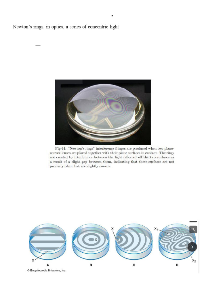 Newton's Ring | PDF