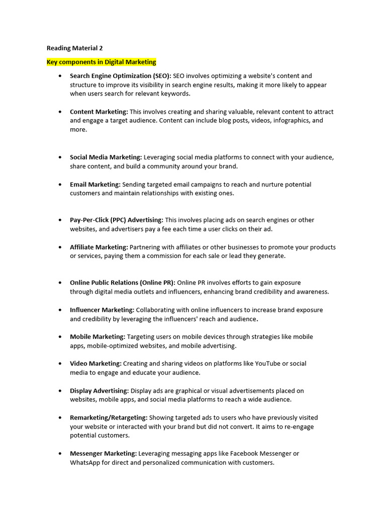 Reading Material 2 - 030225 | PDF | Internet Of Things | Digital Marketing