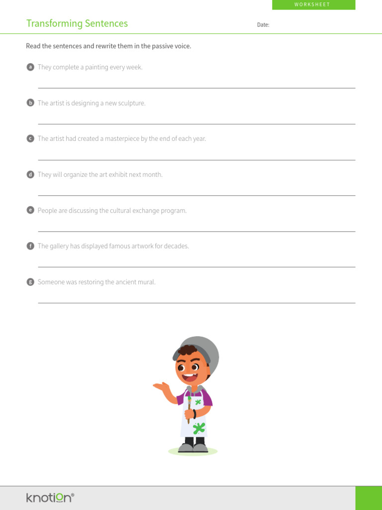 Passive Voice Sentence Transformation | PDF