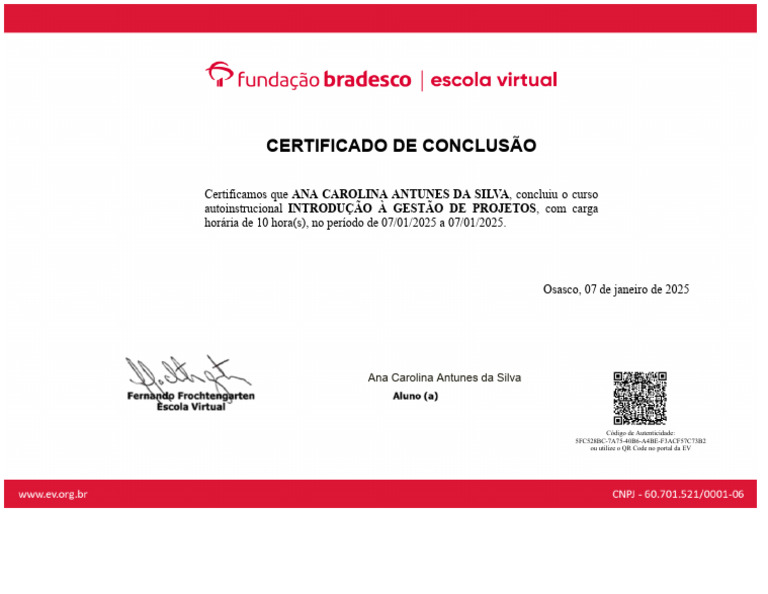 Certificado 1 | PDF