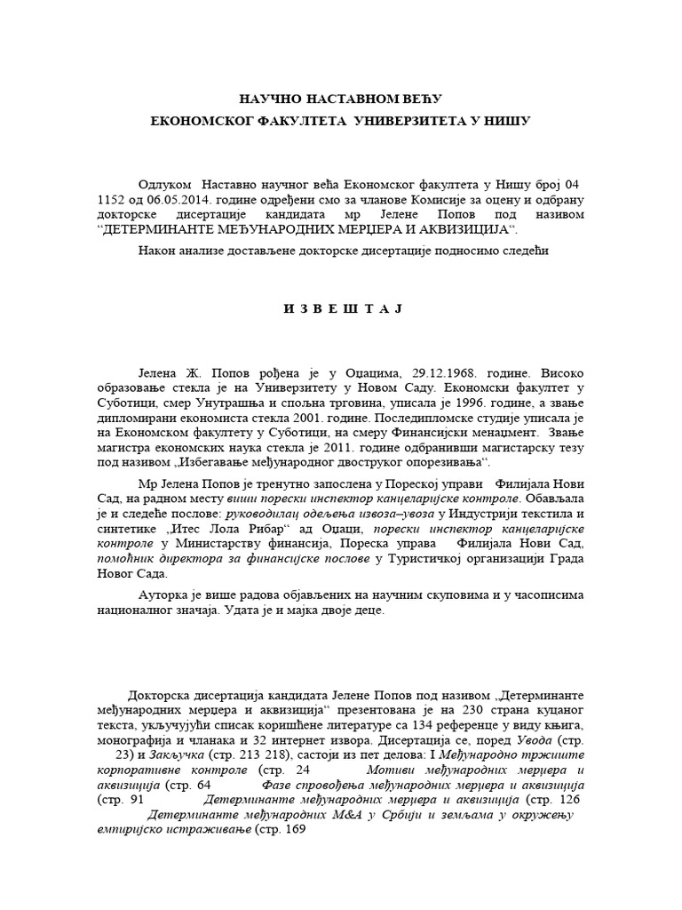 Popov Jelena Z | PDF