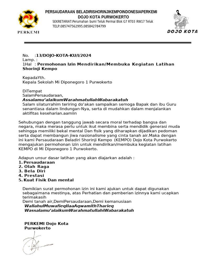 Mi Diponegoro 1 PWT | PDF