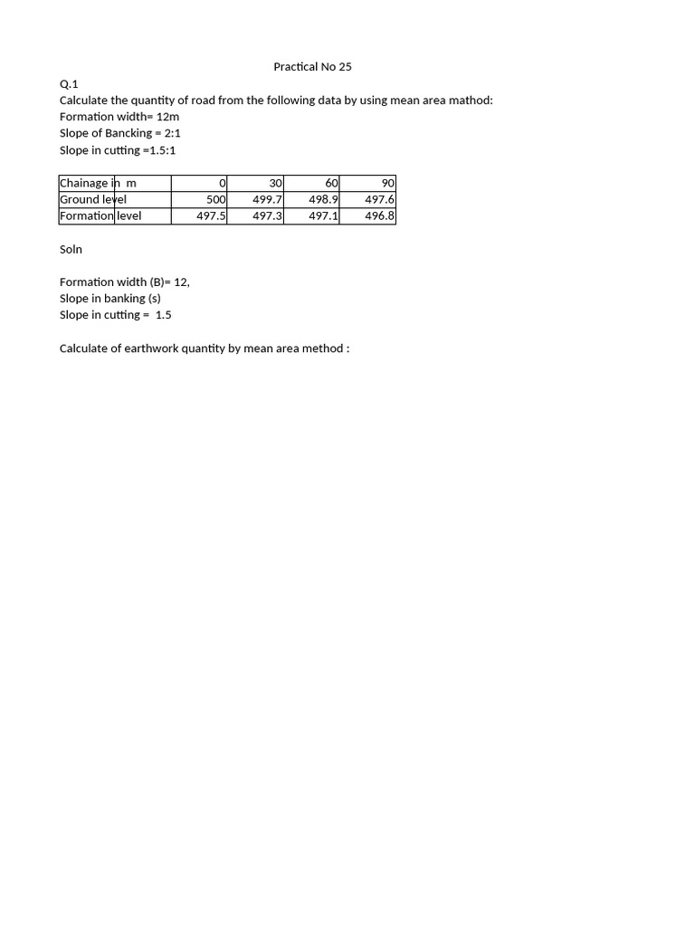 estimate and costing practical no 25 | PDF