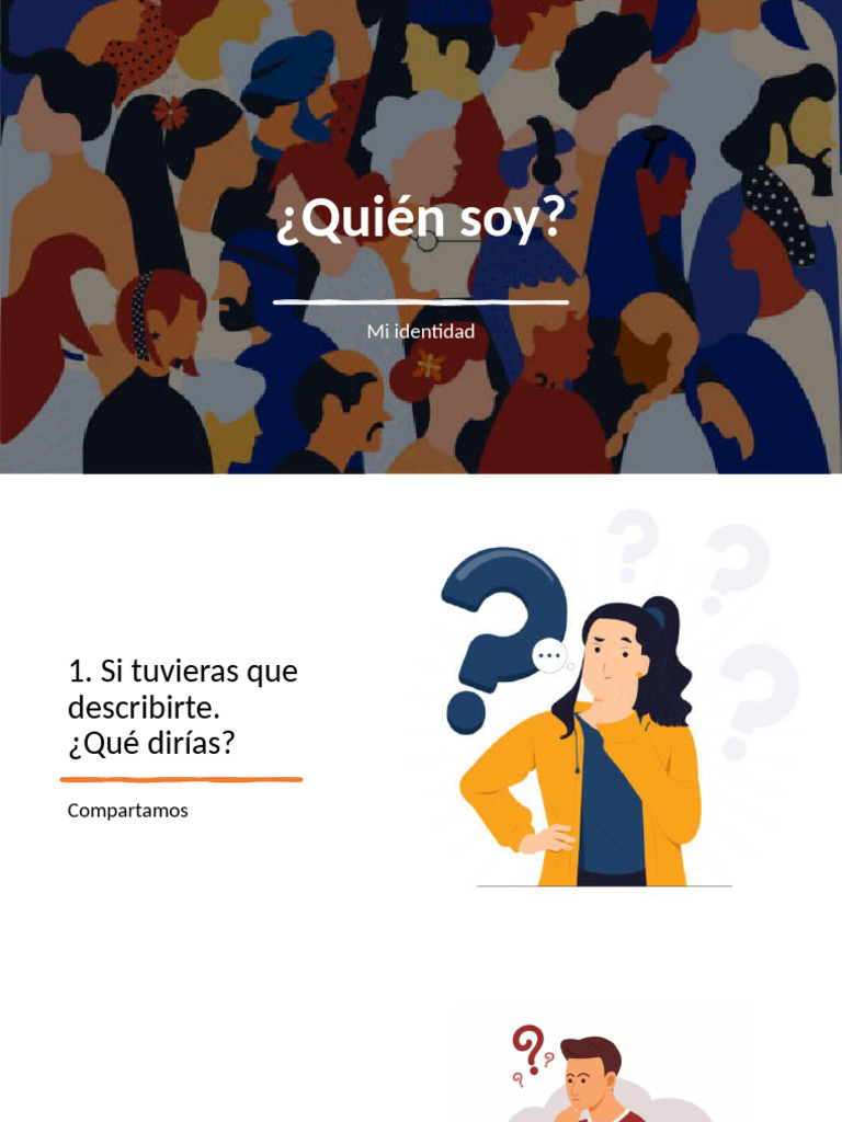 Actividades para Conocer Mi Identidad | PDF