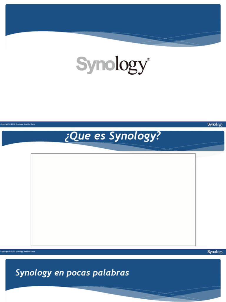 Soluciones de Almacenamiento Synology | PDF | V Mware | Red privada virtual
