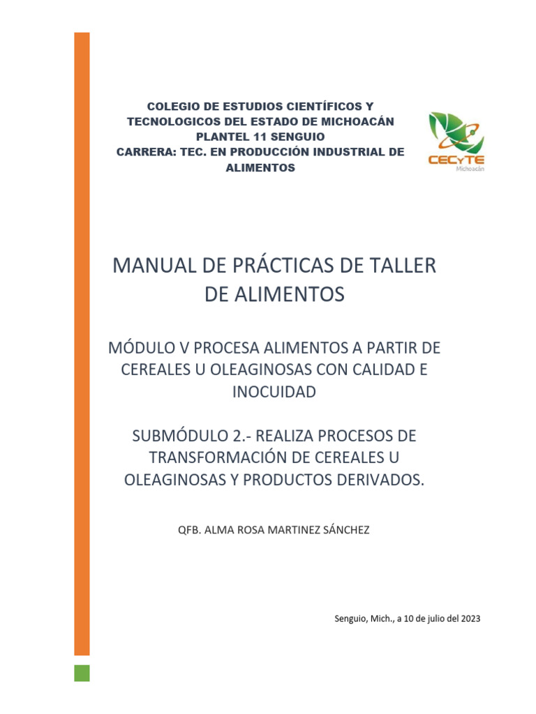 Manual MV s2 Pia | PDF | Panes | Maíz