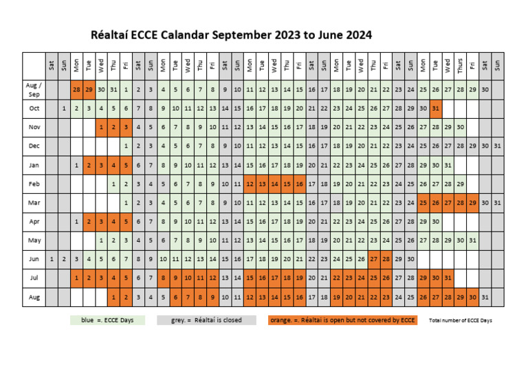 ECCE Calendar 23 24 | PDF