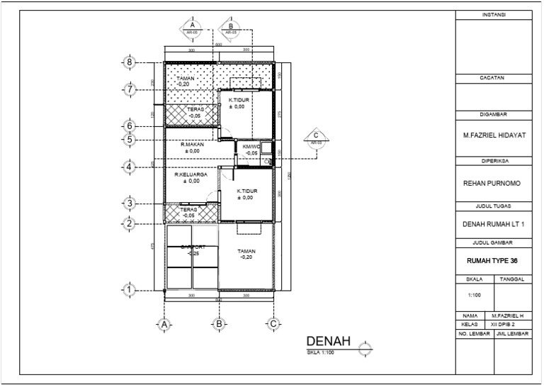 Denah: AR-05 AR-05 | PDF