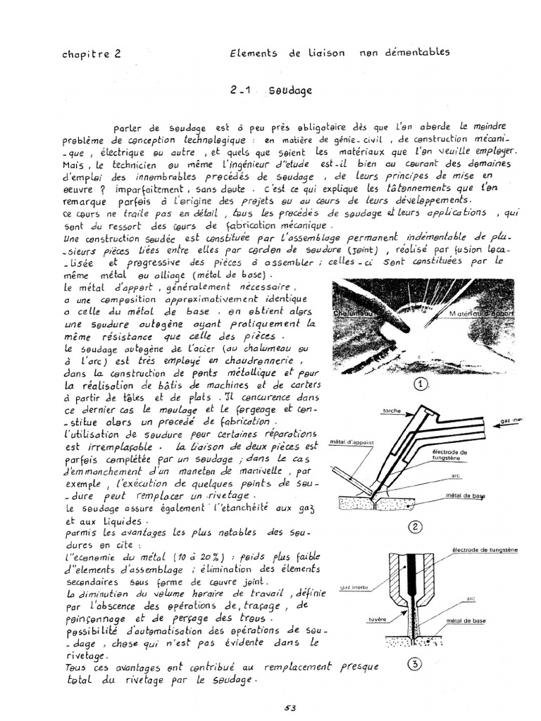 Chapitre 2 1 Soudage - 1 | PDF