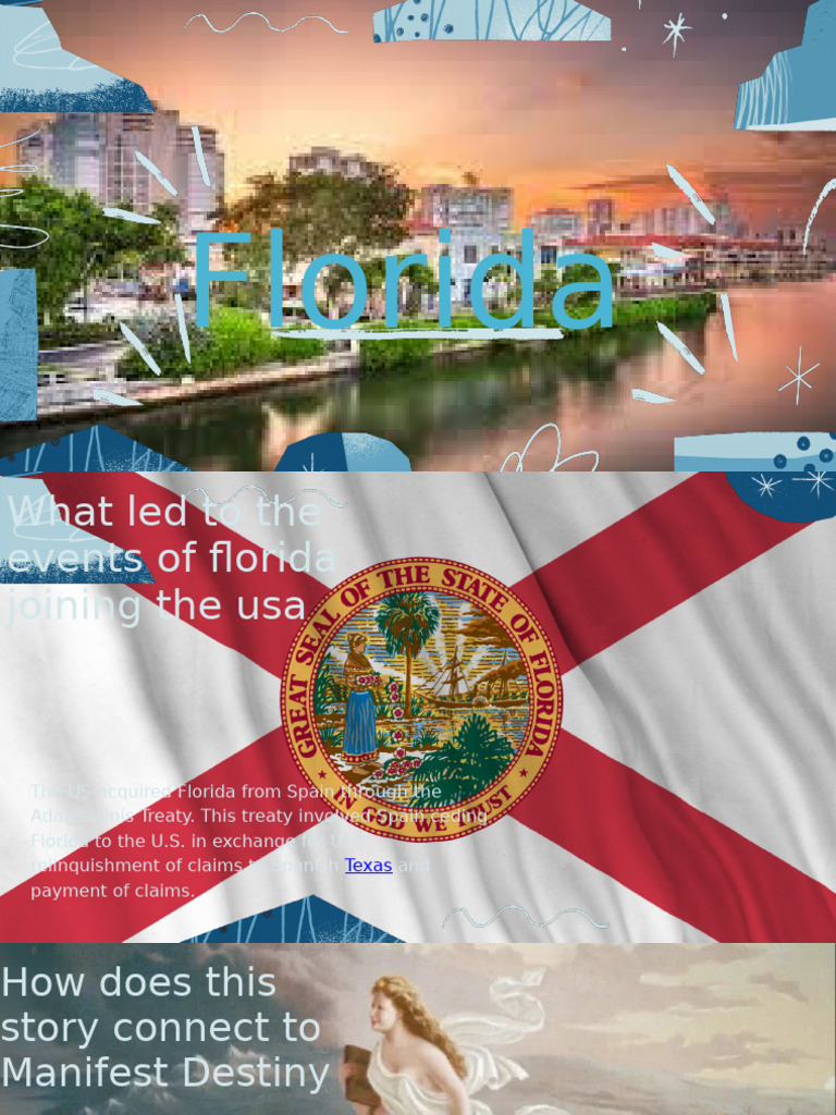 Florida's Acquisition and Manifest Destiny | PDF