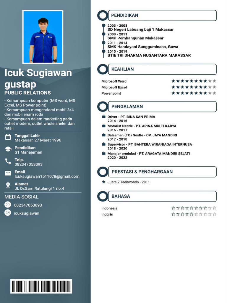 Icuk CV | PDF