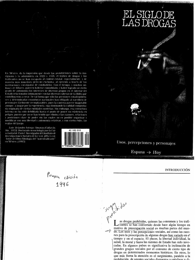 Astorga L El Siglo De Las Drogas Pdf