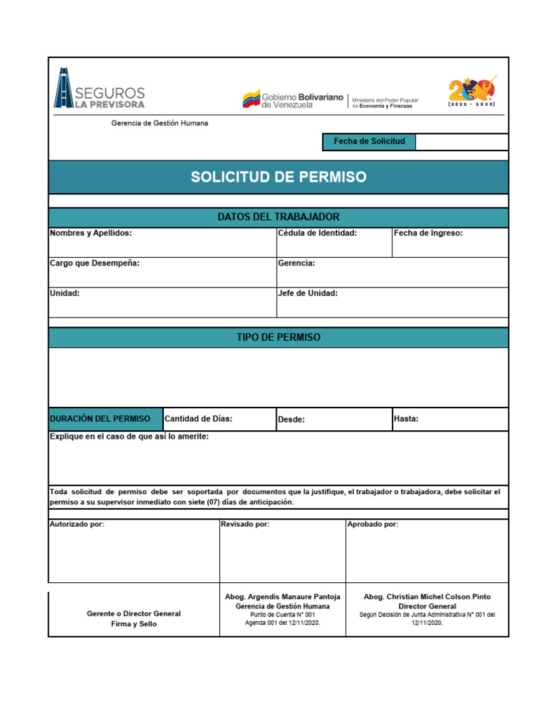 FORMATO-DE-PERMISOS | PDF