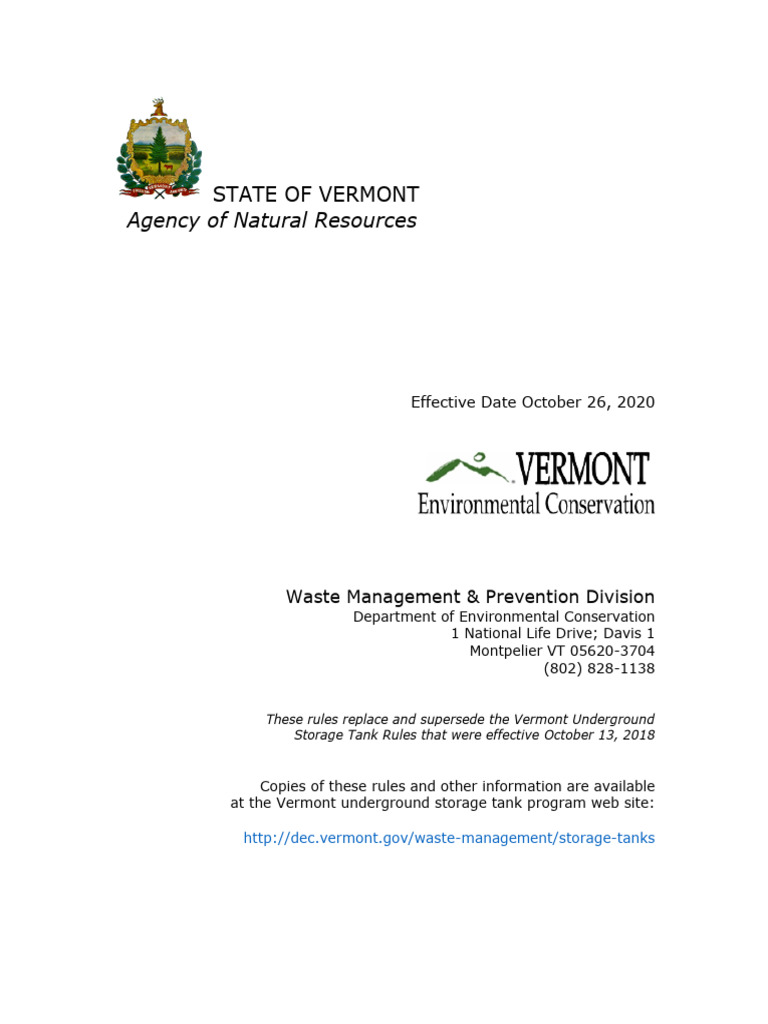 UST Rules | PDF | Oil | Petroleum