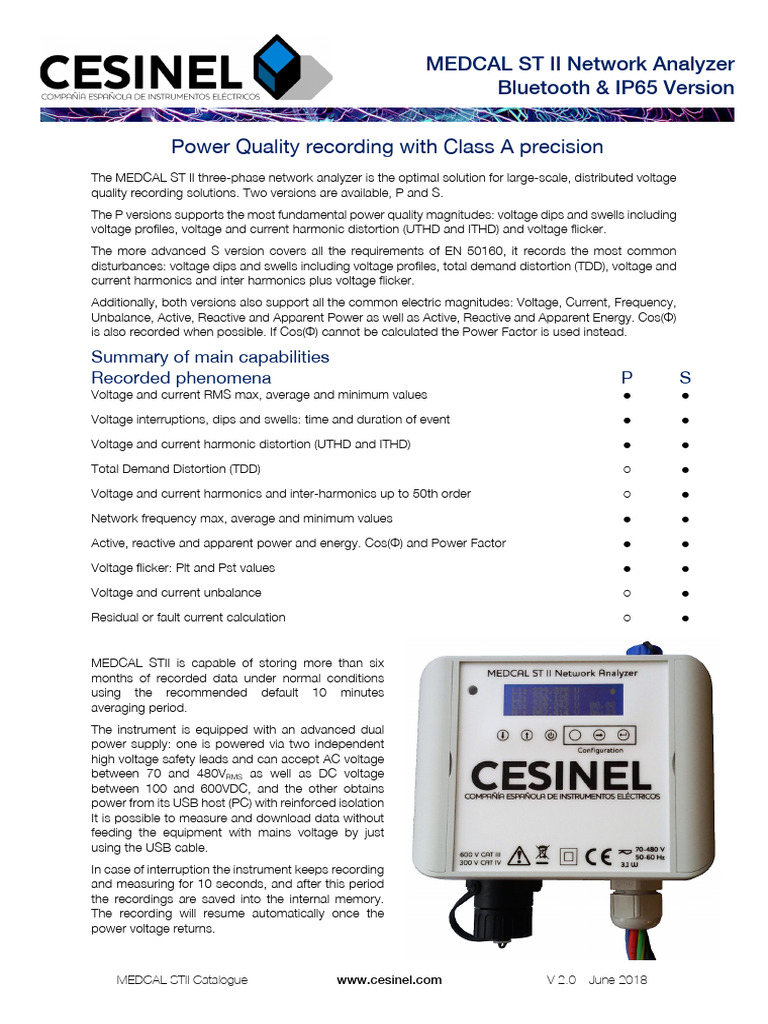 MEDCAL STII Catalogue 2019 en | PDF | Power Supply | Usb