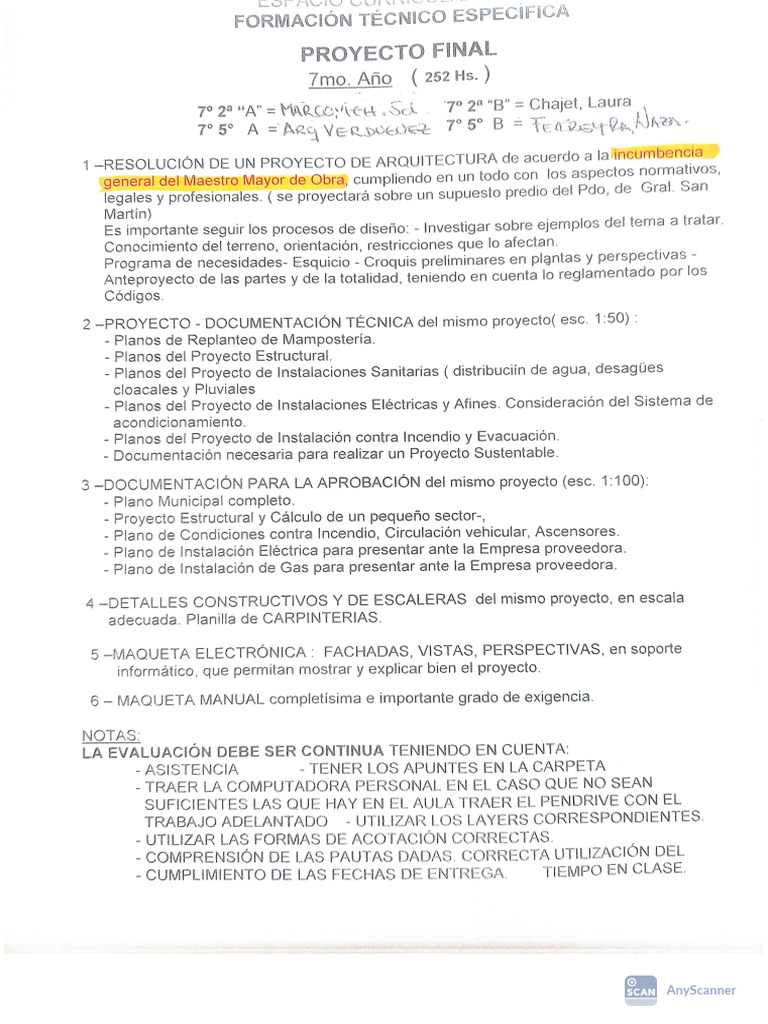 Programa Proy Final | PDF