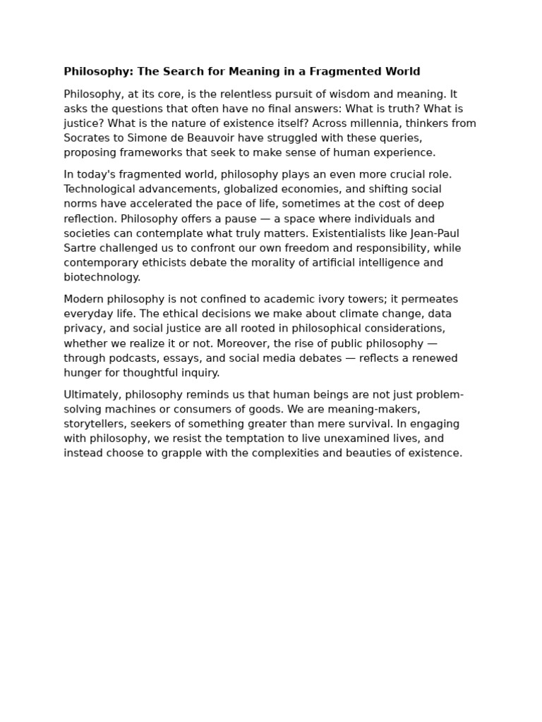 Philosophy | PDF
