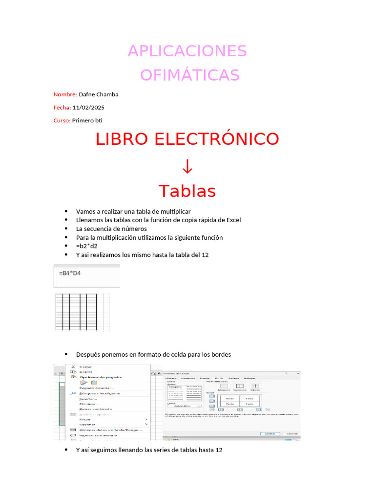 APLICACIONES Ofimaticas | PDF