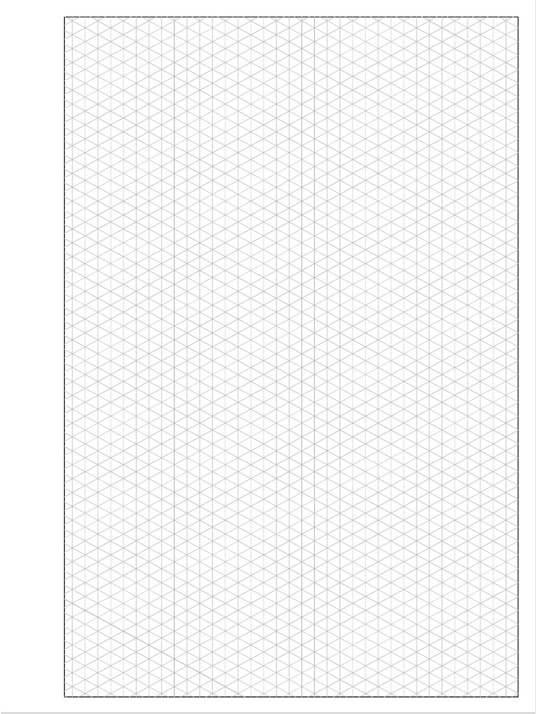 Isometric Paper A4 Picture | PDF