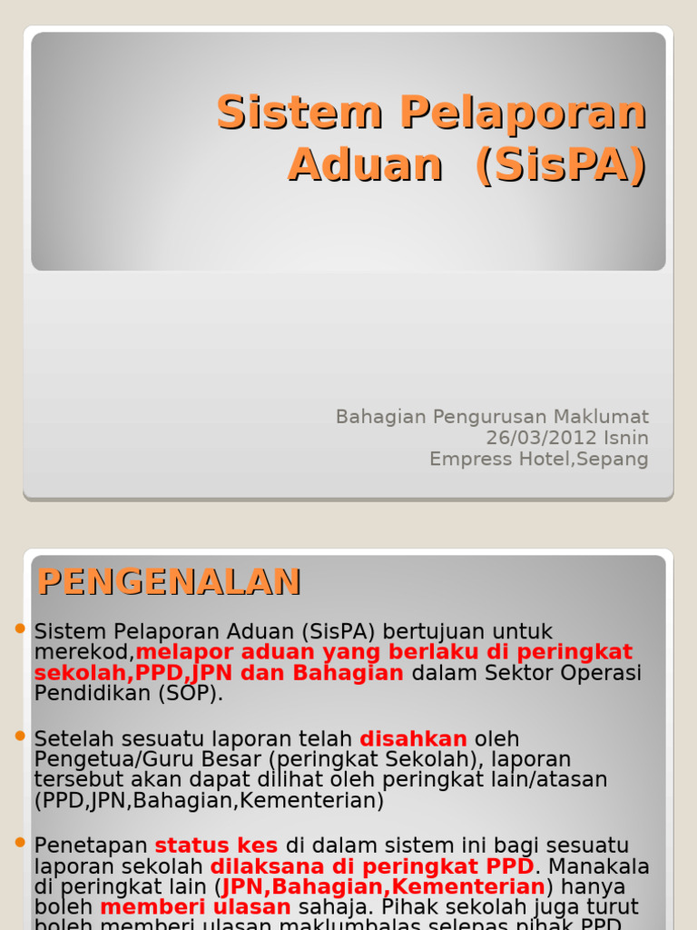 Pengenalan Kepada e-PIDP | PDF