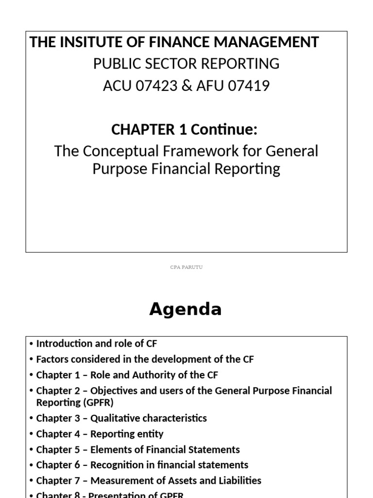 Conceptual Framework PPT 2 | PDF | Taxes | Information