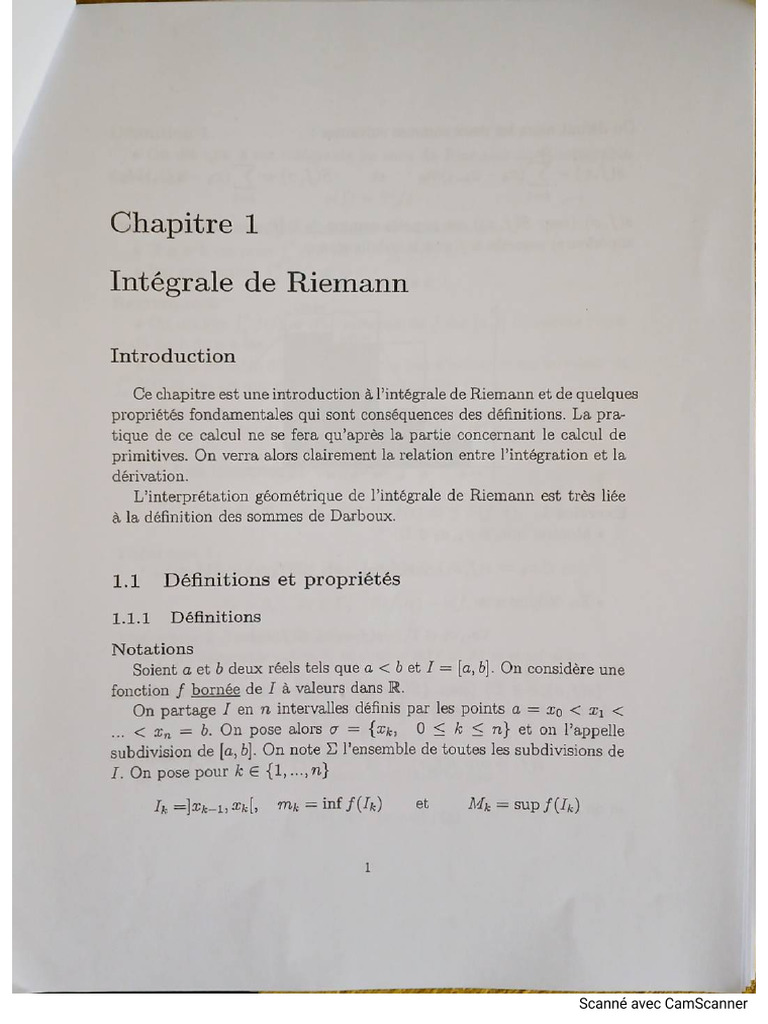 Analyse Integral de Reimen+exp | PDF