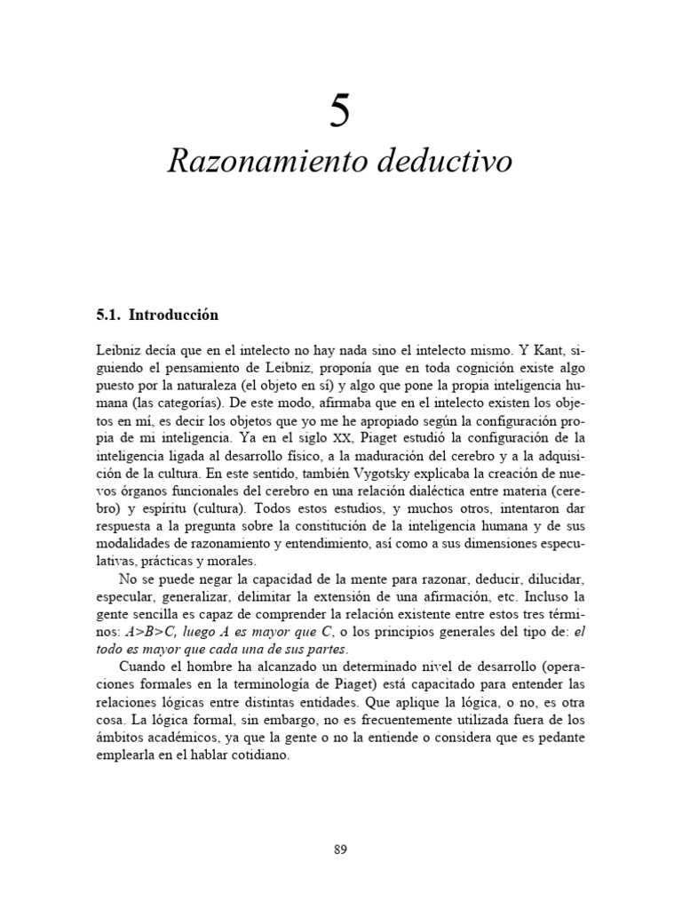 Razonamiento Deductivo | PDF | Razonamiento deductivo | Proposición