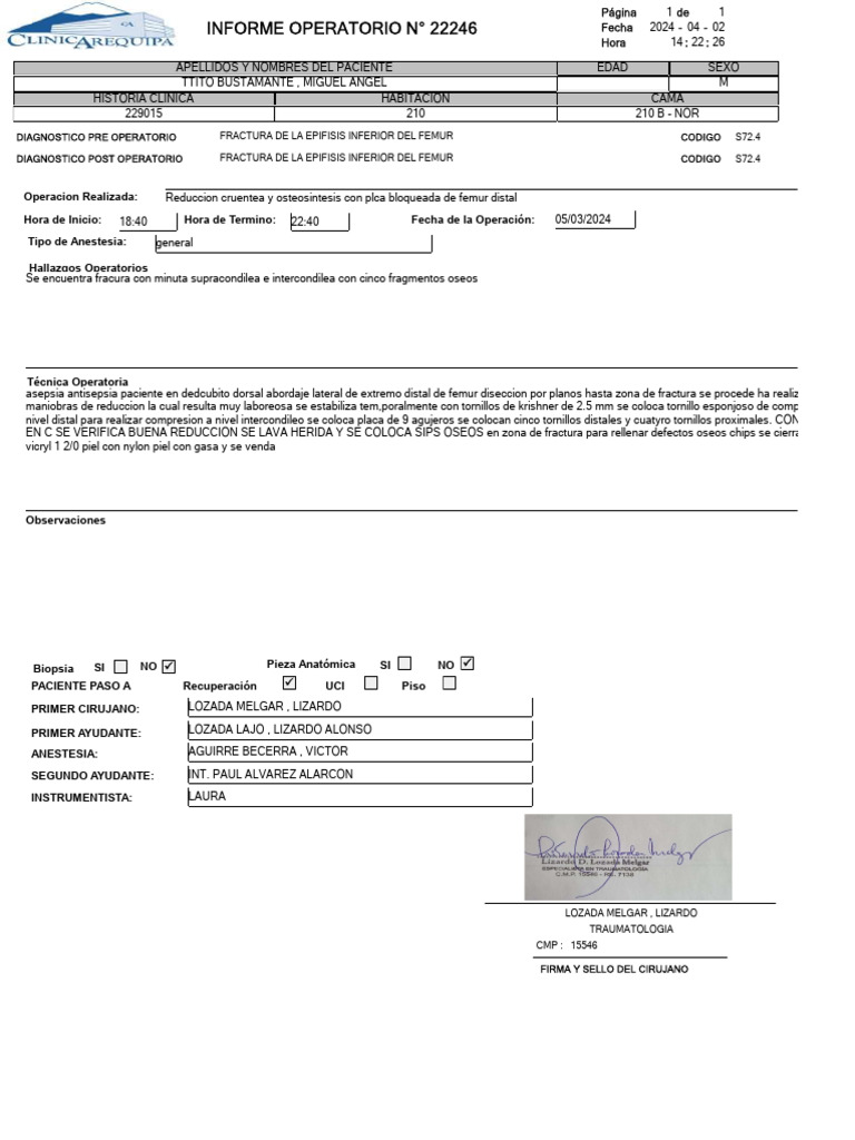 TTITO2 | PDF | Medicina | Cirugía