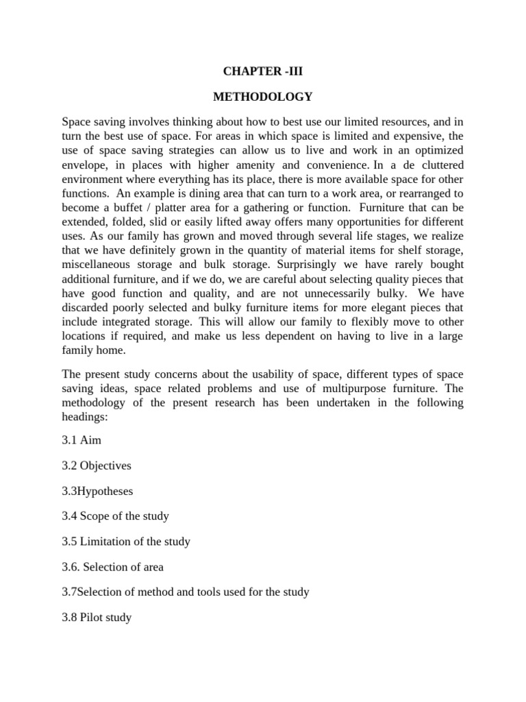 Chapter 3 Methodology | PDF | Questionnaire | Sampling (Statistics)