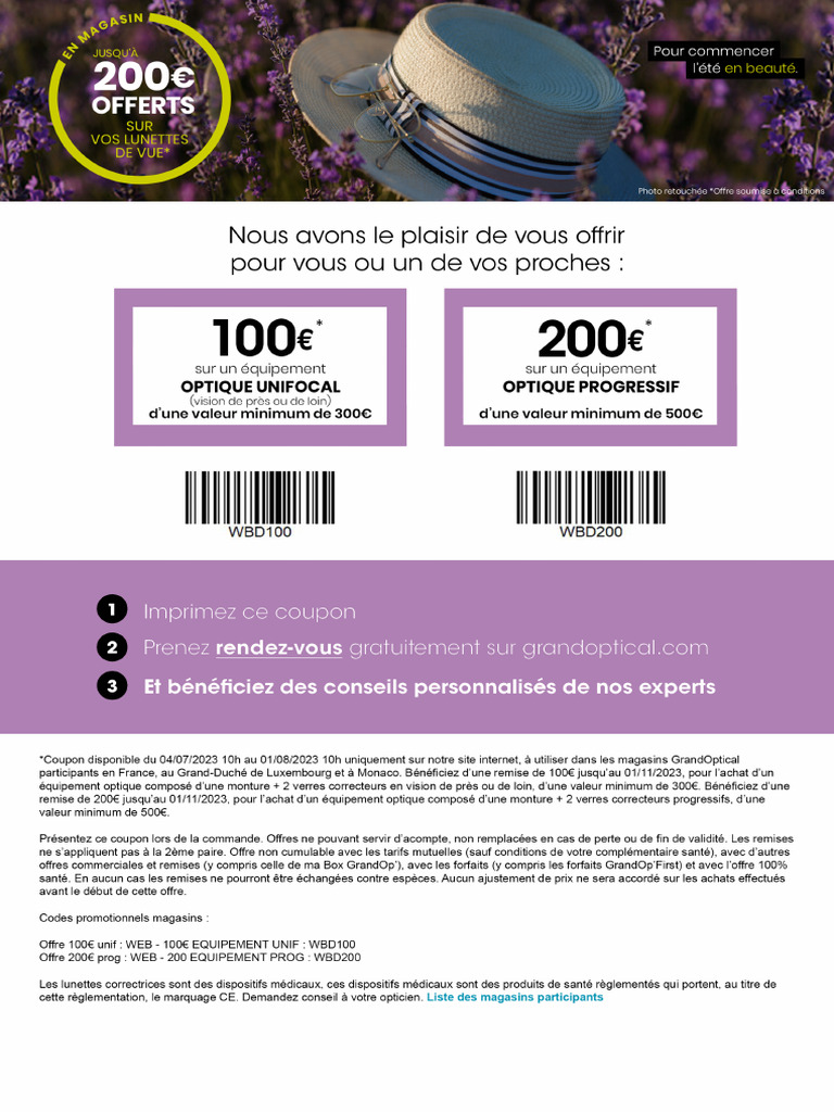 Coupon Grand Optic | PDF