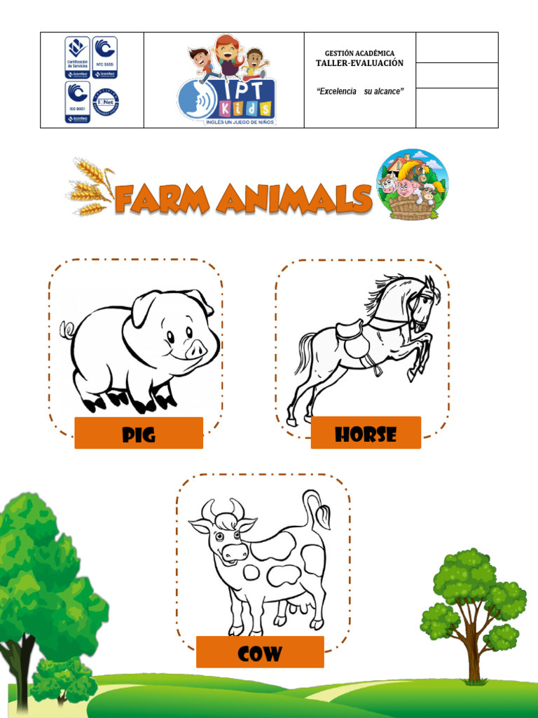 Club - Farm Animals 1.1 | PDF