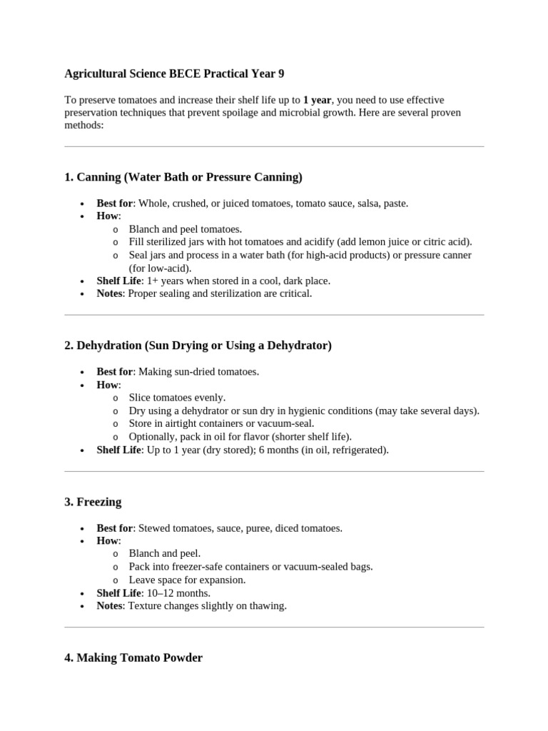 Year 9 Agricultural Science Practical | PDF