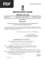 Maharashtra Stamp Amendment Act 2025 | PDF | Bill (Law) | Government