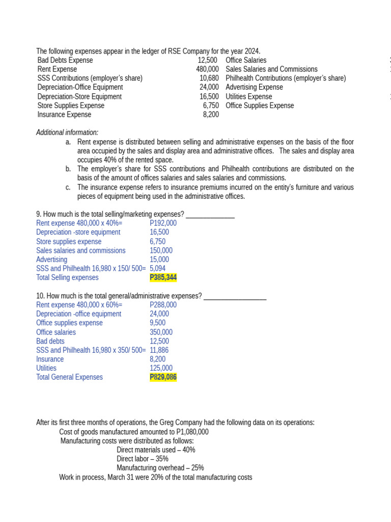 Lesson 3 CFAS Sample Problems Answers | PDF | Debits And Credits | Retained Earnings