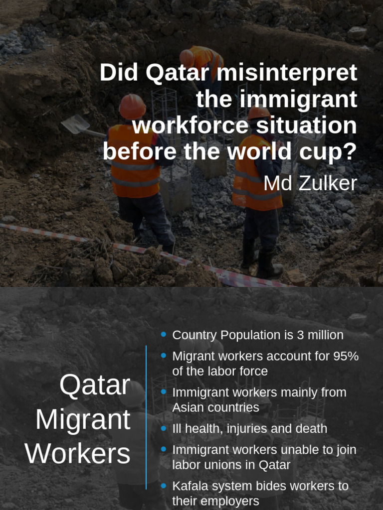 Qatar Immigrant Workforce Situation Before The World Cup | PDF