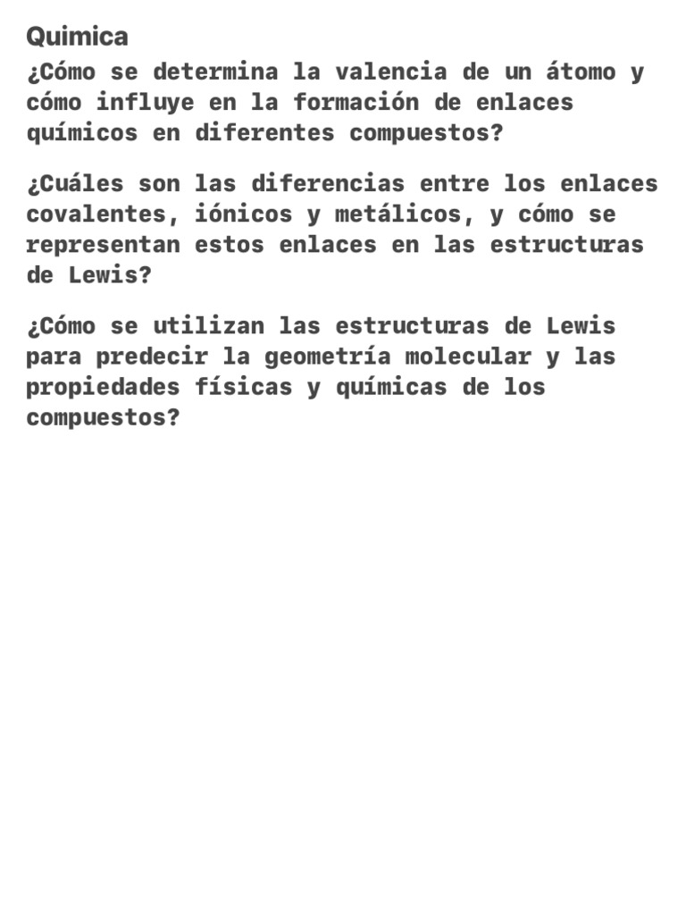 Quimica 2 | PDF