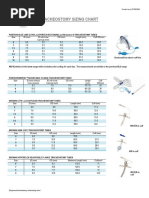 Tracheostomy Tube Sizing Guide | PDF | Clinical Medicine | Equipment