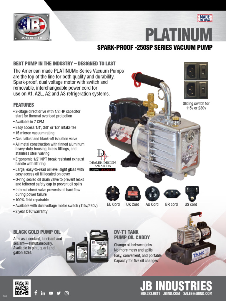 PLATINUM Spark Proof Flyer 1 | PDF | Pump | Mechanical Engineering