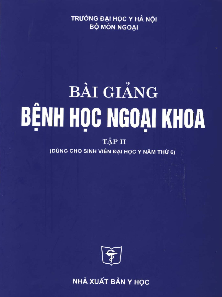1512 - Benh Hoc Ngoai - DH Y Ha Noi - Tap 2 | PDF